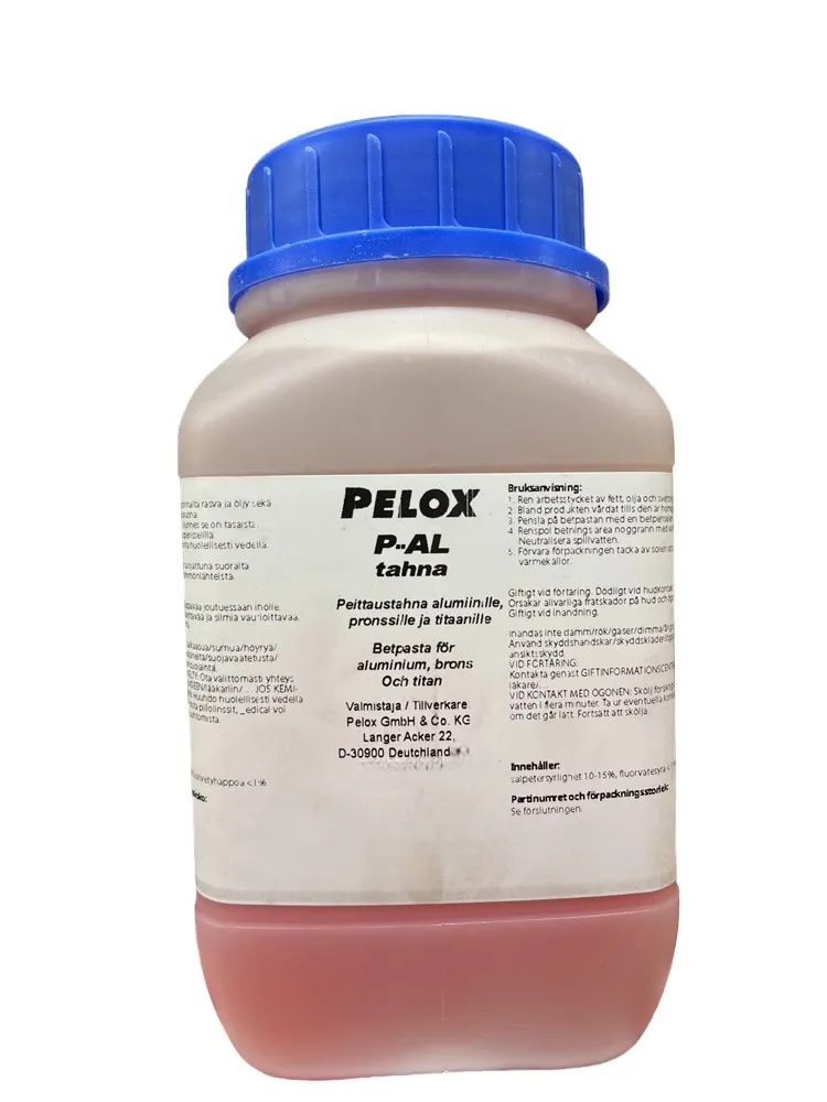 PELOX PEITTAUSTAHNA ALUMIINILLE P-AL 2KG - Tampereen Pirkka-Hitsi Oy